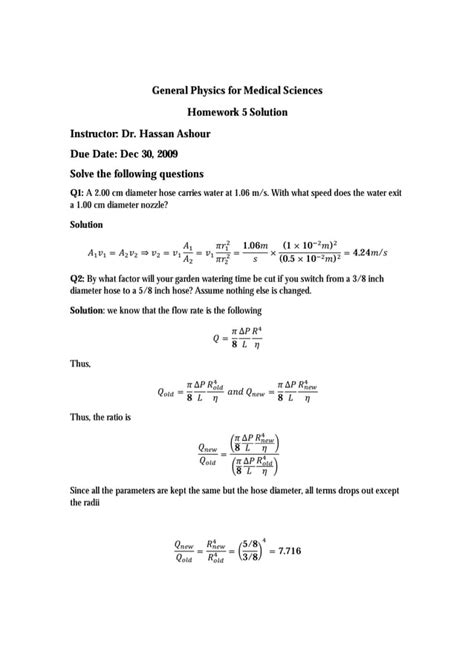 Homework 5 Solution Pdf