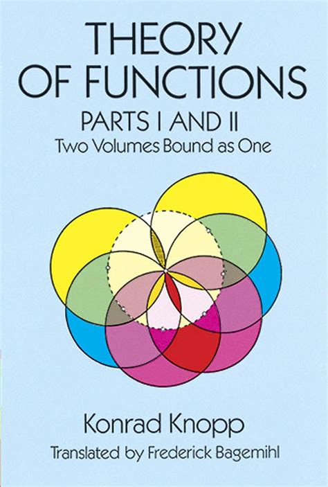 theory of functions parts i and ii dover books on mathematics ebook knopp konrad amazon