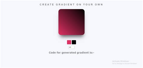 Github Harkhanishangradient Generator This Is An Simple Html Css