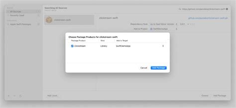 swift sdk for clickstream analytics on aws