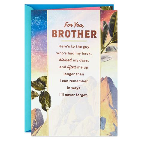 Heres To A Brother Whos Loved So Much Birthday Card Greeting Cards
