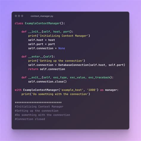 Python Context Managers Explained With The With Statement