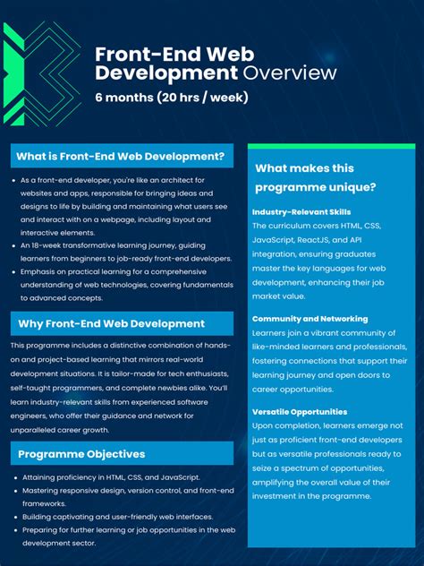 front end web development course overview 1 pdf world wide web
