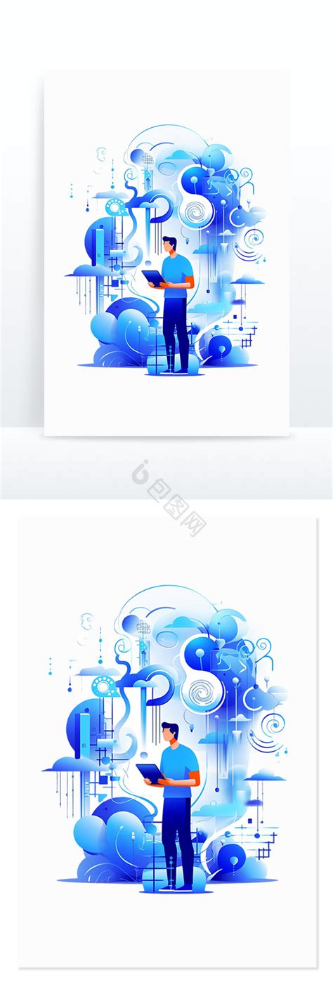 商业科技的数据分析免抠png下载 包图网
