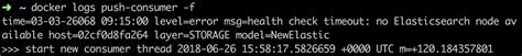 when multistage build on docker file no elastic node aviable