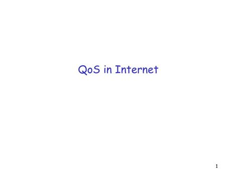 PPT QoS In Internet PowerPoint Presentation Free Download ID 4569756