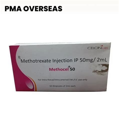 Methotrexate 50mg Methocel 50mg Injection 5 Ml In 1 Vial
