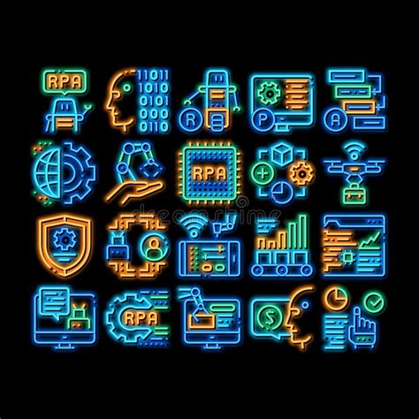 Rpa Icon White Stock Illustrations 148 Rpa Icon White Stock Illustrations Vectors Clipart