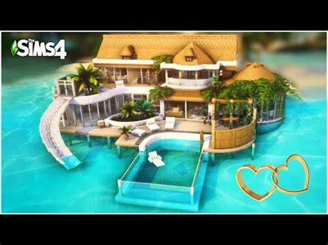 Sims 4 HONEYMOON MANSION 💍🔔 [No CC] - Sims 4 Speed Build | Kate Emerald | Sims, Sims 4 house ...