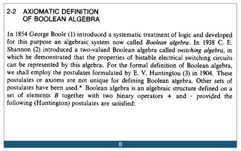 Chapter 2 Boolean Algebra And Logic Gates PDF Physics Science