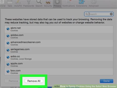 How To Delete Cookies Using The Safari Web Browser 13 Steps