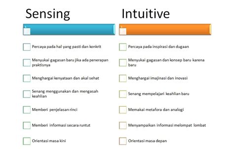 Mengenal Mbti Sensing Vs Intuition Kumpulan Tips Seputar Karir Anda