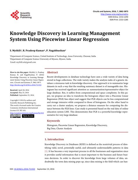 pdf knowledge discovery in learning management system using piecewise