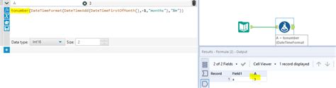 solved convert month to number without leading zero alteryx community