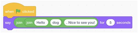 using join and 1 variable scratch school