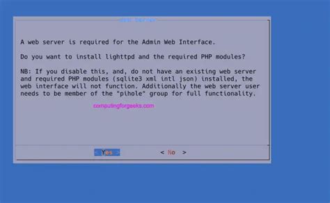 Install Pi Hole Network Ad Blocker On Debian 121110 Computingforgeeks