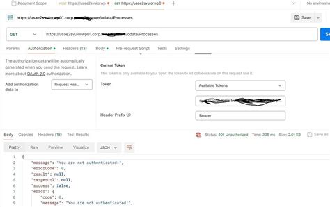 unable to perform api call to orchestrator onpremise orchestrator