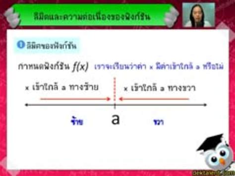 บทเรียนสรุปลิมิตและความต่อเนื่องของฟังก์ชัน Pat1 ออนไลน์ เรียนด้วย