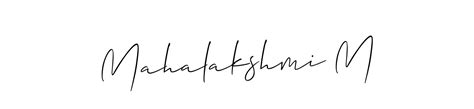 87 Mahalakshmi M Name Signature Style Ideas Best E Sign