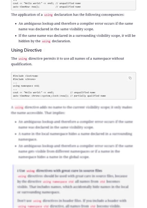 SOLUTION Using Namespaces Studypool