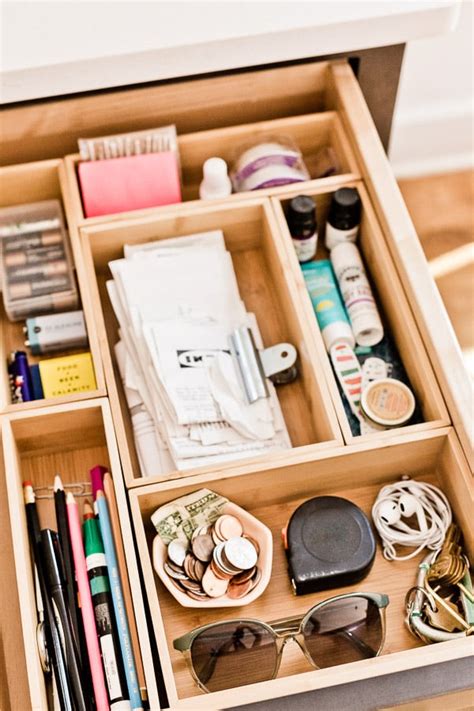 Clutter Control How To Organize Your Junk Drawer Once And For All In Minutes Paper And Stitch