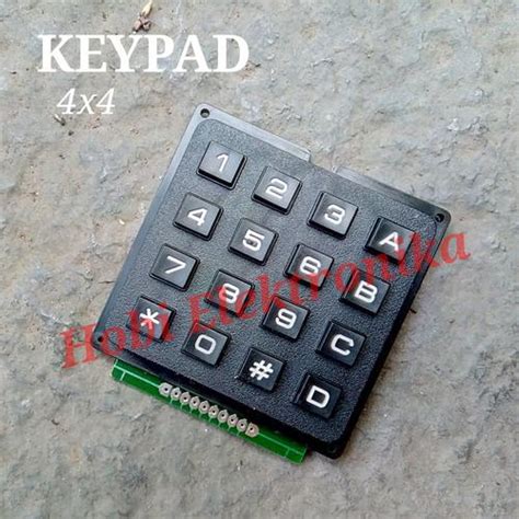 Jual Keypad Matrix 4x4 Arduino Kota Surabaya Hobi Elektronika Tokopedia