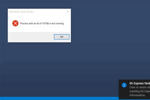 Solved Process With An Id Of Is Not Running CodeProject