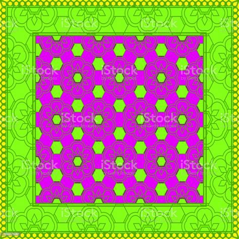 밝고 화려한 배경 또는 디지털 종이입니다 배경 막입니다 벡터 일러스트입니다 패션 벽지 디자인에 대 한 인쇄 추상적인 기하학적 스타일 패턴 0명에 대한 스톡 벡터 아트 및