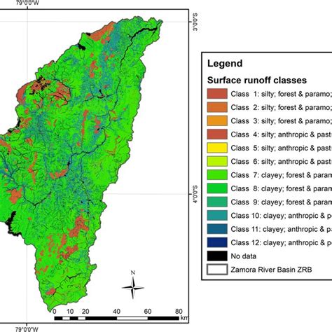 Final Surface Runoff Map Of The Zrb The Runoff Classes Result From The Download Scientific