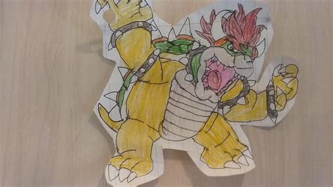 Bowser Drawing Smash Bros Ultimate Render By Tedboidoart On Deviantart