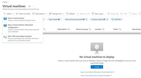 How To Create An Virtual Machine In Microsoft Azure