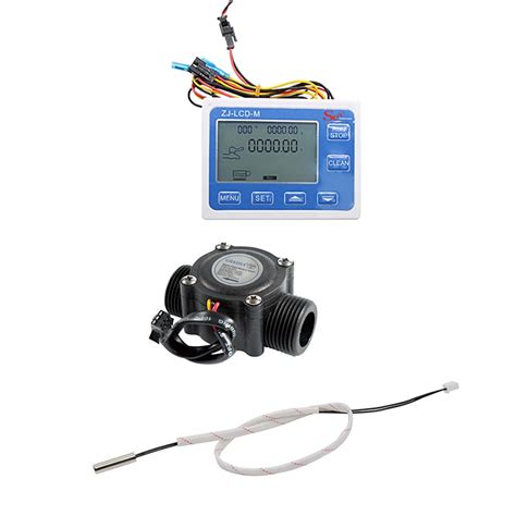 GREDIA Digital LCD Display Quantitative Controller Water Control Hall Effect Flow Sensor