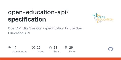 Github Open Education Apispecification Openapi Fka Swagger Specification For The Open