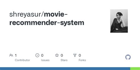 GitHub Shreyasur Movie Recommender System
