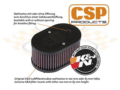 Csp Products Air Filter W Crest Custom And Speed Parts Csp