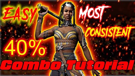 Easy And Consistent 40 Combo Mortal Kombat 1 Tanya Mk1 Combo Youtube