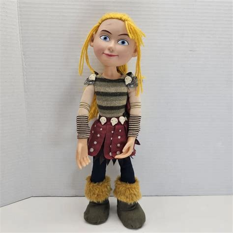 How To Train Your Dragon Astrid Doll 14” Poseable Plush Vinyl
