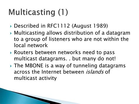 ppt multicasting program powerpoint presentation free download id