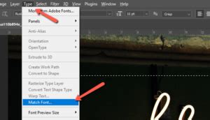 3 Easy Steps To Match Find A Font In Photoshop