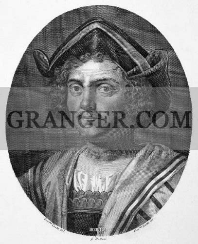 Image Of Christopher Columbus 1451 1506 Italian Navigator Steel