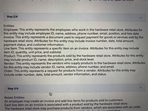 solved entities employee this entity represents the