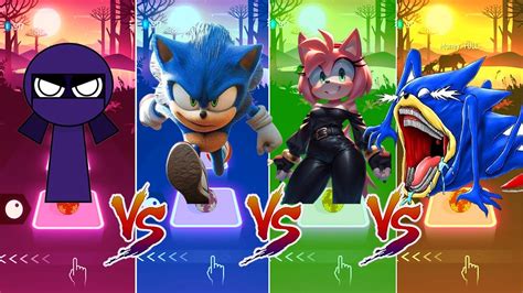 Incredibox Spunki Vs Sonic Hedgehog 3 Vs Hot Amy Vs Shin Sonic Tapes 4