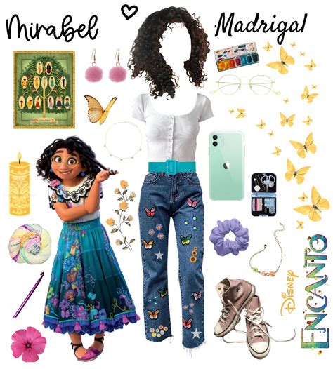 Encanto Characters In A Different Style Outfit Shoplook Moda Inspirada En Disney Ropa