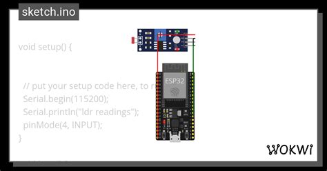 Ldr Wokwi Esp32 Stm32 Arduino Simulator
