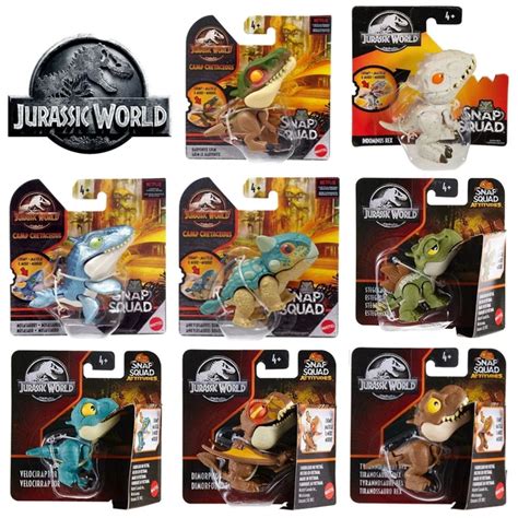 Mattel Jurassic World Snap Squad Attitudes Camp Cretaceous Dinosaur Toy