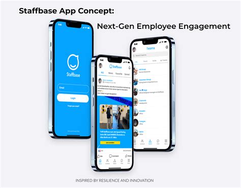 Staffbase App Concept Next Gen Employee Engagement Behance
