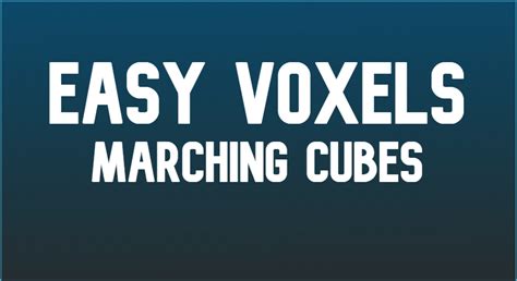 Easy Voxels Marching Cubes In Code Plugins Ue Marketplace