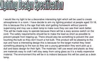 PPT Lighting Design Lecture PowerPoint Presentation Free Download ID 3539572