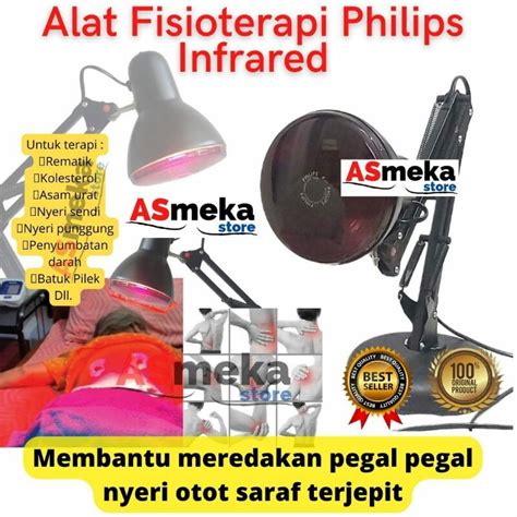 Jual 𝐎𝐑𝐈 𝐏𝐇𝐈𝐋𝐈𝐏𝐒 Alat Fisioterapi Set Lampu Terapi Infra Red Infra