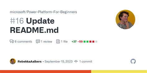 update readme md by rebekkaaalbers · pull request 16 · microsoft power